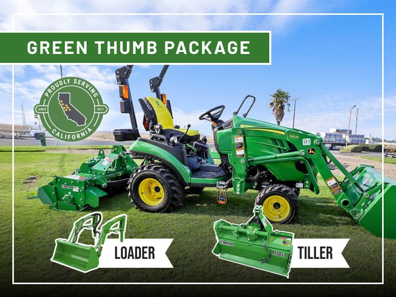 Green Thumb Package - 1025R w/120R Loader & RT3049 Tiller - Belkorp Ag ...